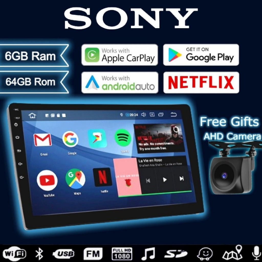 [6GB RAM+64GB ROM]2025 Newest Sony Style Android Player 9"10" inch Octa ...