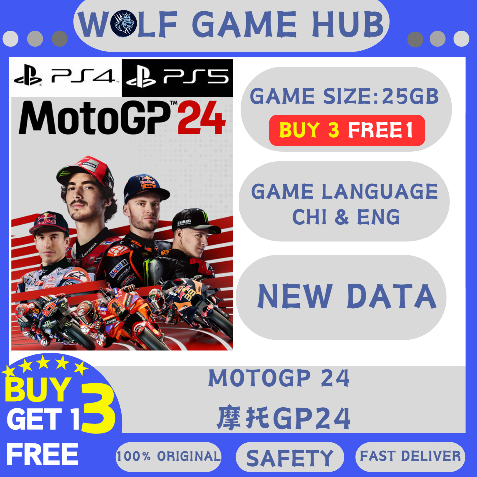 MotoGP 24 ( PS4 & PS5 ) Game Digital Download Permainan Digital Muat ...
