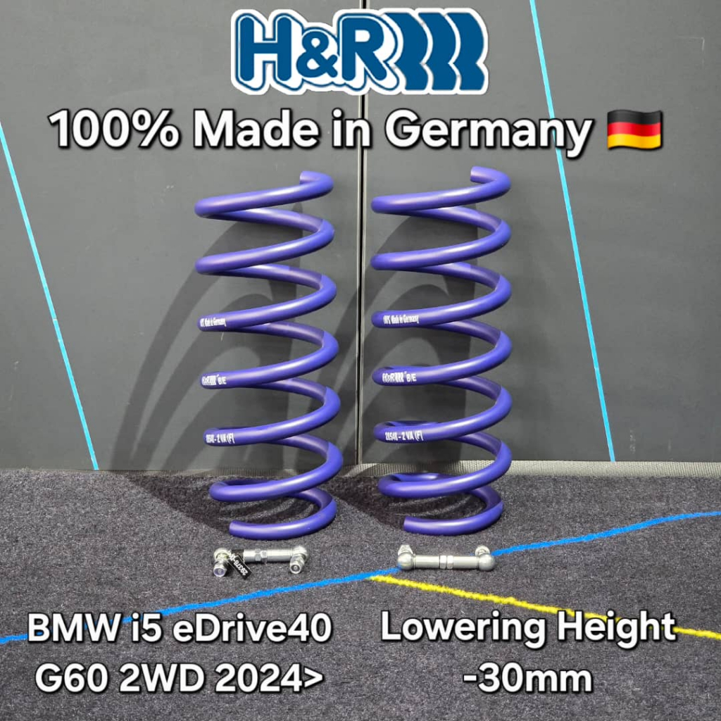 BMW i5 eDrive40 G60 2WD 2024> - H&R Sport Springs | Shopee Malaysia
