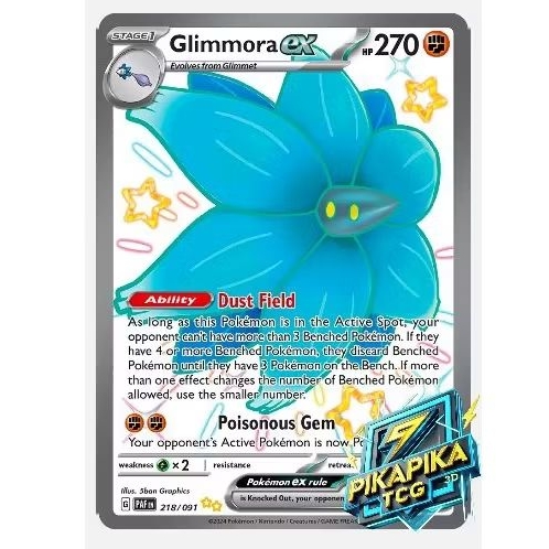 Pokemon Card TCG [ Glimmora EX 218/091] [ Original English] | Shopee ...