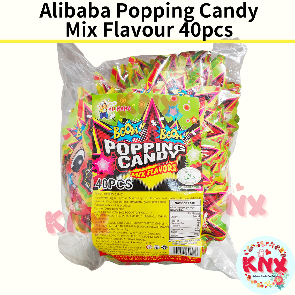 Ali Popping Candy Mix Flavour Candy 40pcs | Shopee Malaysia