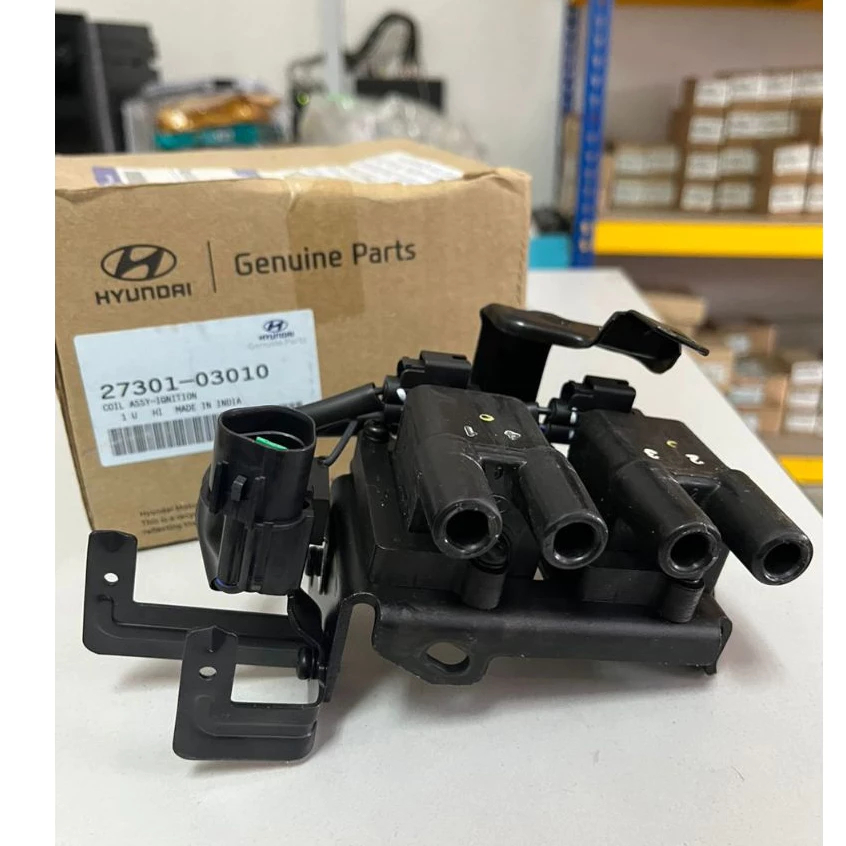 100% ORIGINAL (HYUNDAI KIA) IGNITION COIL ASSY/PLUG WIRE HYUNDAI I10 1 ...