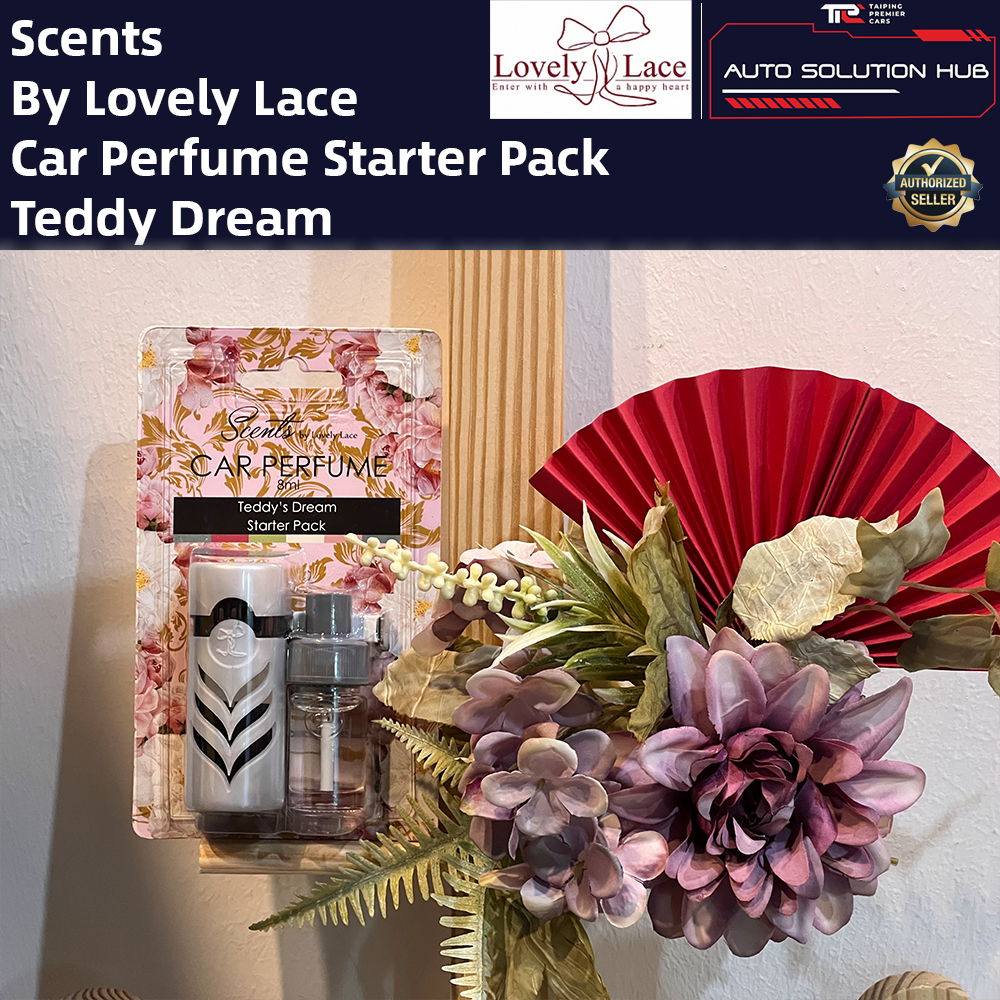 Lovely Lace Car Perfume Starter Pack , 2 in 1 Refill Pack | Shopee Malaysia