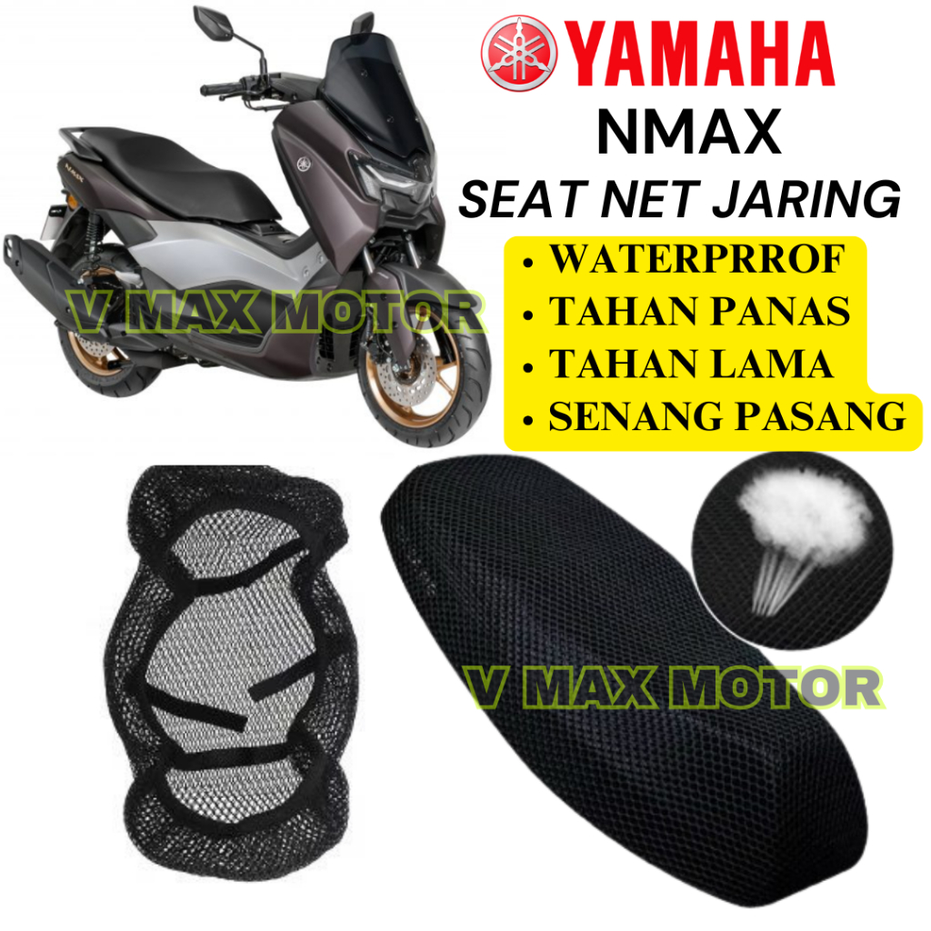 Yamaha Nmax V1 V2 V3 Motorcycle Seat Cover Net Jaring TEBAL Motor Duduk ...