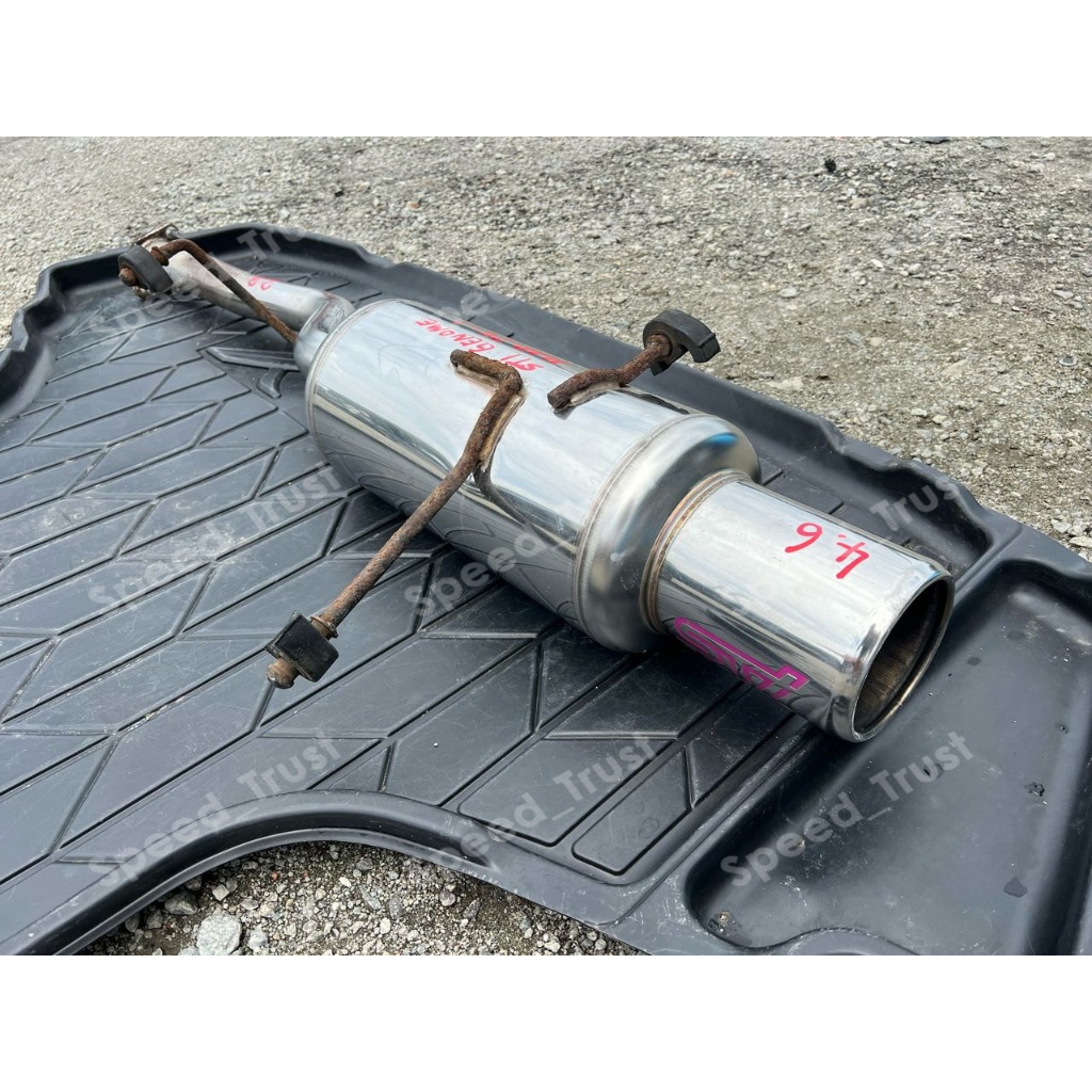 JDM STi Genome Original Used Muffler Mufler Exhaust Ekzos Exzos inlet 2 ...