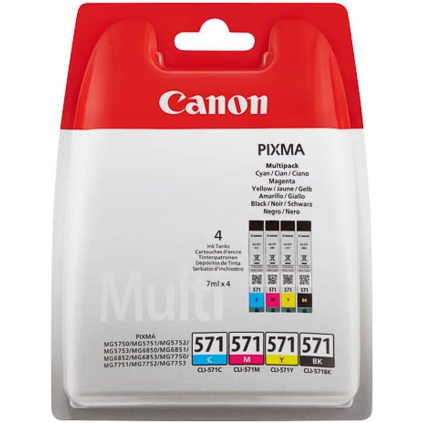 Canon original – Canon Pixma MG 5750-serien (CLI-571 / 0386 C 005) – bläckpatron multipack ...