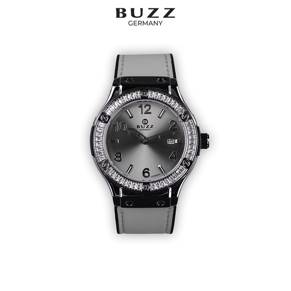 [12.12 FLASH SALE!]Buzz Germany Jam Tangan Wanita Ladies Rubber Leather ...