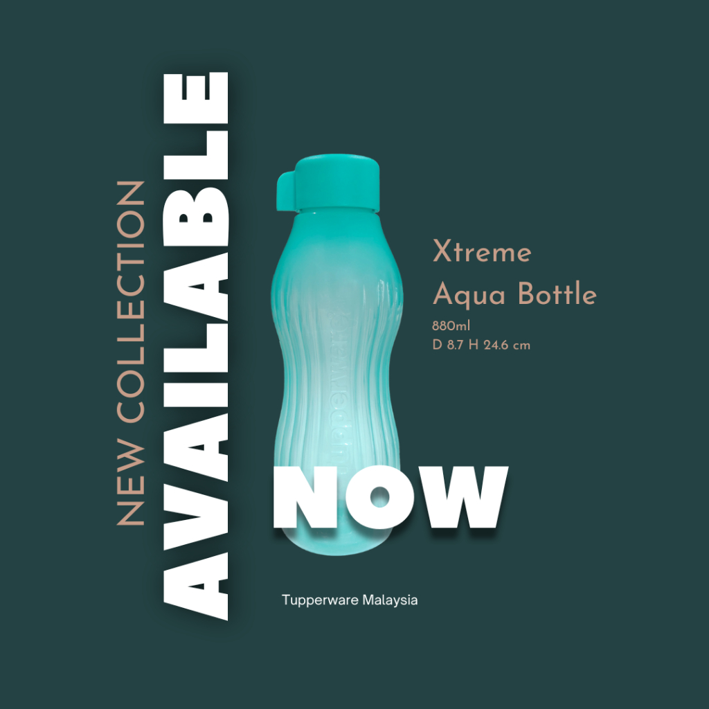 Tupperware Xtreme Aqua Bottle (1) 880ml | Shopee Malaysia