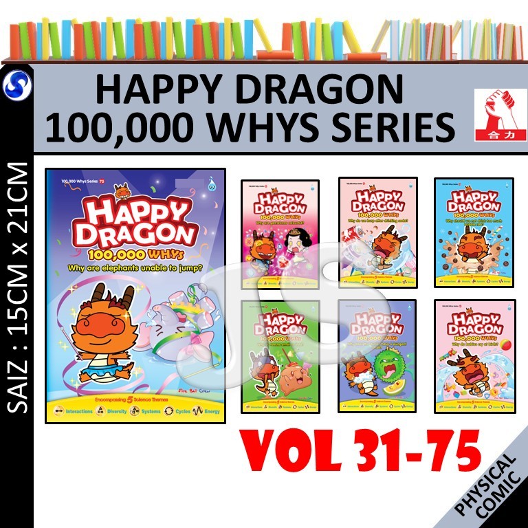HAPPY DRAGON 100,000 WHYS VOL 16-75：WHY ARE ELEPHANTS UNABLE TO JUMP? - HUP LICK PUBLISHING ...