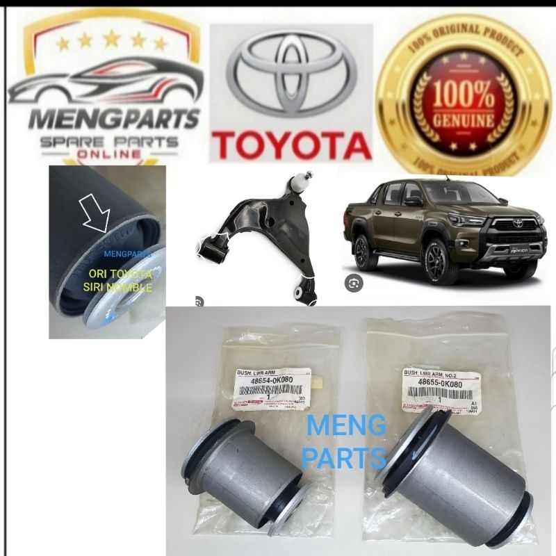 ORIGINAL TOYOTA HILUX REVO GUN125 GUN126 FORTUNER TGN156 GUN156 FRONT ...