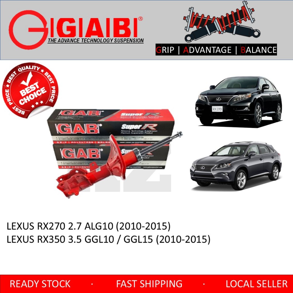 ORIGINAL GAB HEAVY DUTY SUPER R FRONT / REAR ABSORBER- LEXUS RX270 ...