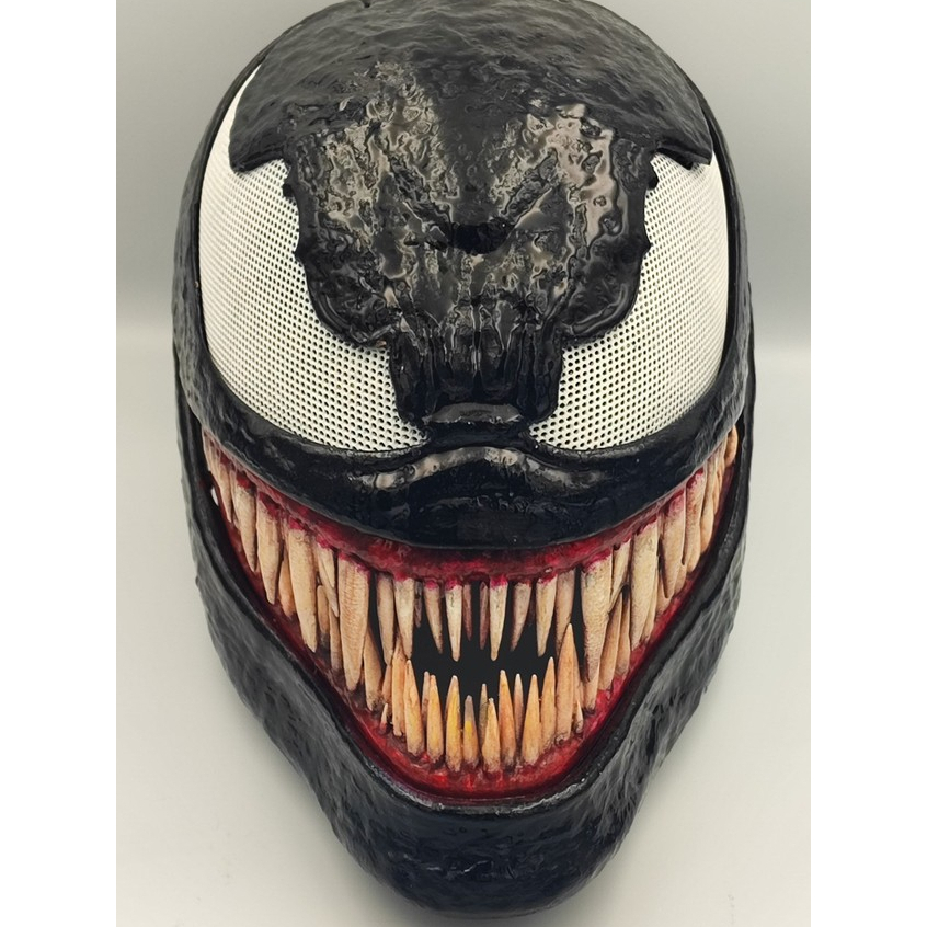 Venom Marvel Spider-man 2 game cosplay Mask with movable jaw hinge ...