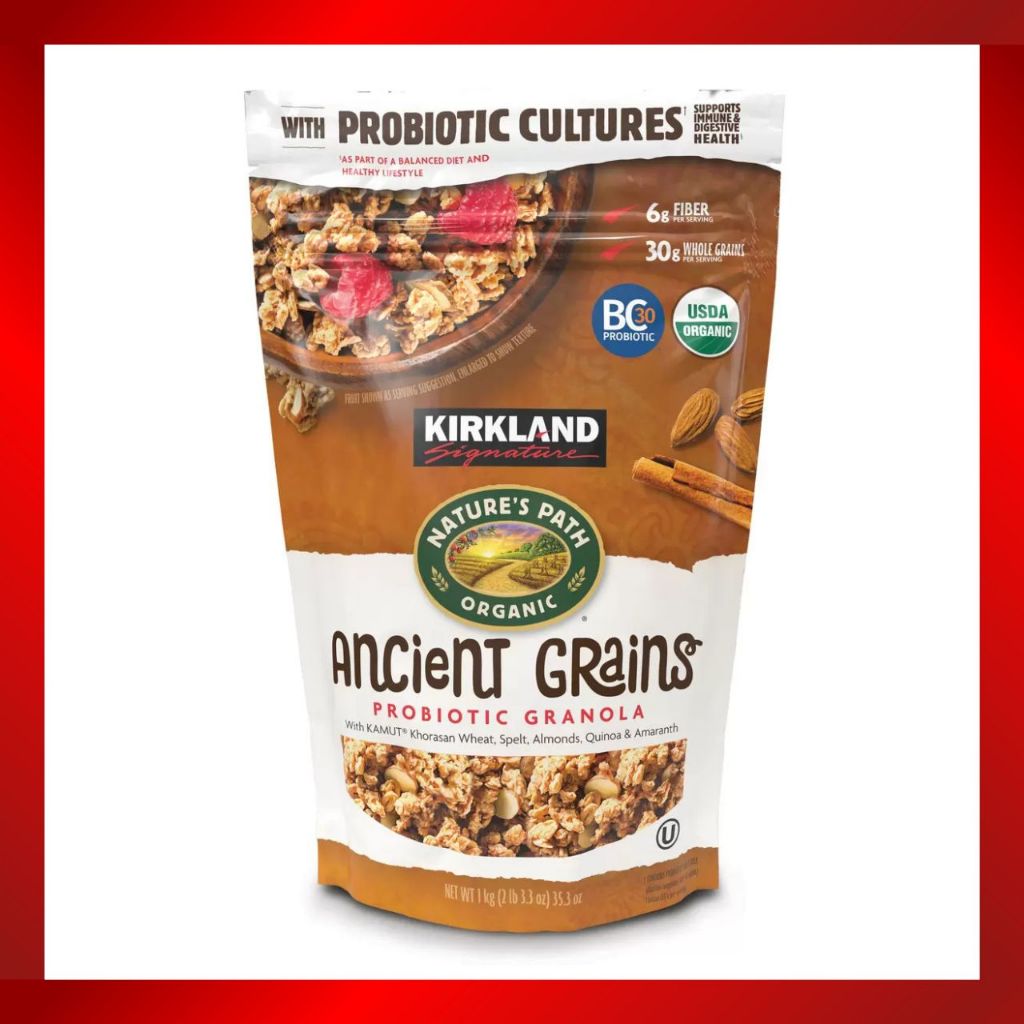 Kirkland Signature Organic Probiotic Granola 1kg | Shopee Malaysia