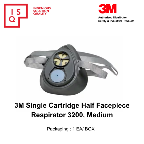 3M Single Cartridge Half Facepiece Respirator 3200 , Medium (1EA/BOX) | Shopee Malaysia