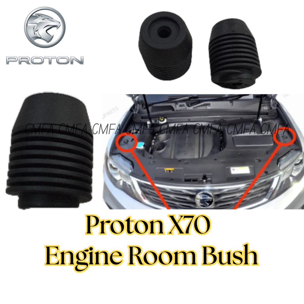 PROTON X70 Engine Cover Bush Engine Room Cover Rubber Front Bonnet ...