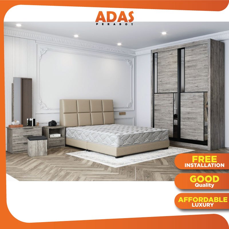 Gian Bed Frame Set & Bedroom Set [Free Installation] | Shopee Malaysia