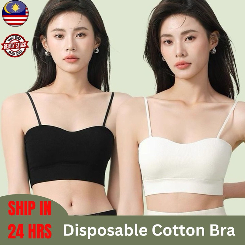 Ship from KL Disposable Bra Travel Disposable Bralette Disposable ...