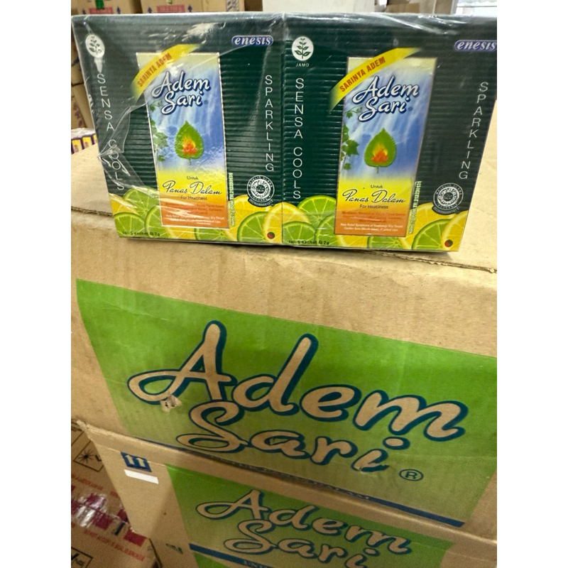(ORIGINAL!) ADEM SARI SENSE COOL (12Box 60sachet 7’g) | Shopee Malaysia