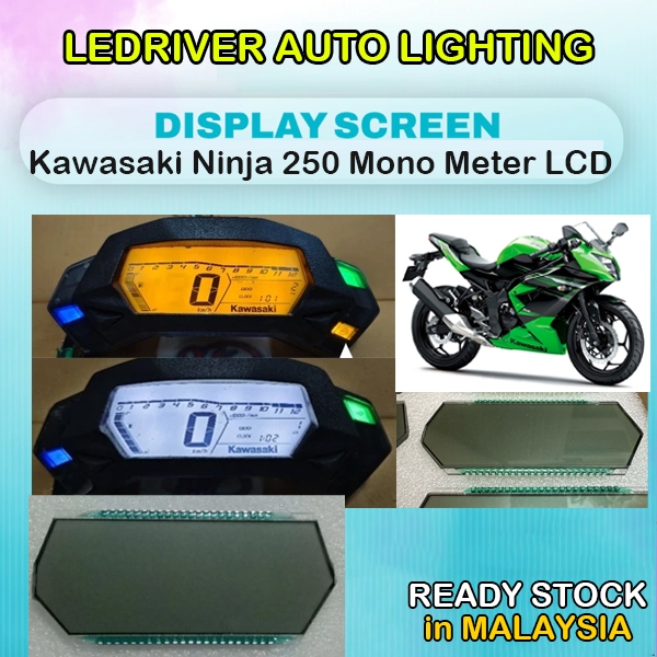 Kawasaki meter Lcd Ninja Mono Display LCD for Ninja Mono Speedometer ...