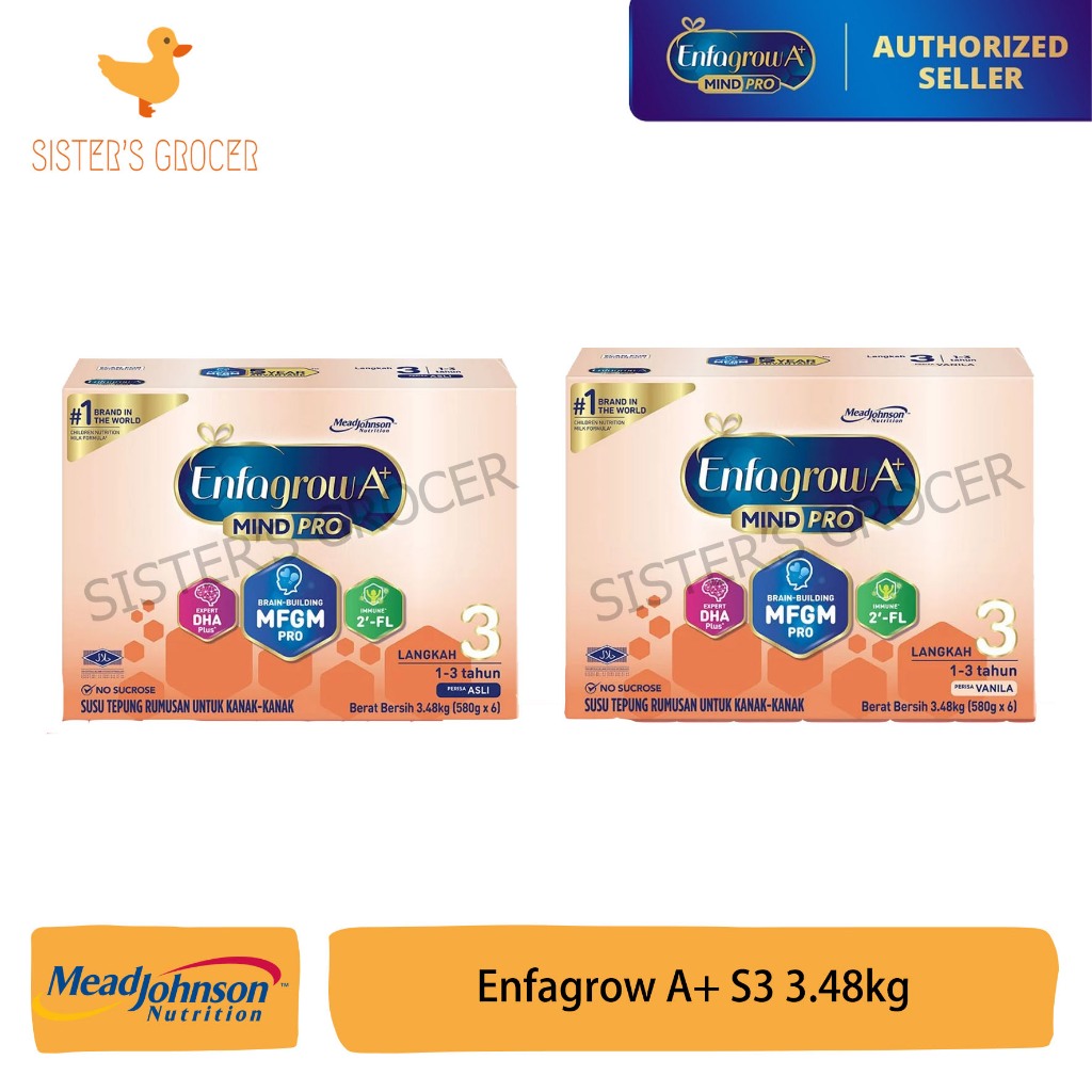 Enfagrow A+ MIndPro Step 3 3.48kg Original / Vanilla (NEW PACKING ...