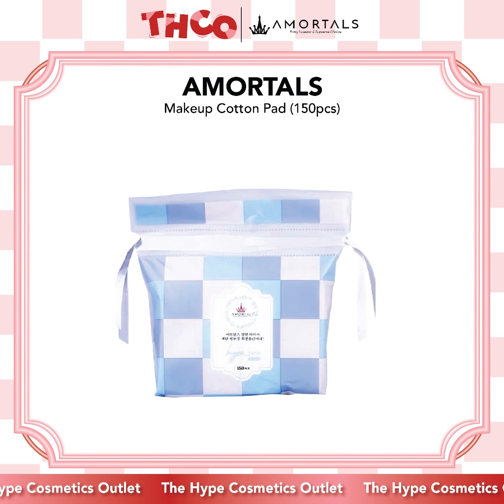AMORTALS Makeup Cotton Pad (150 Pcs) 尔木萄化妆棉卸妆棉双面菱形卸妆用 (150 片) | Shopee ...