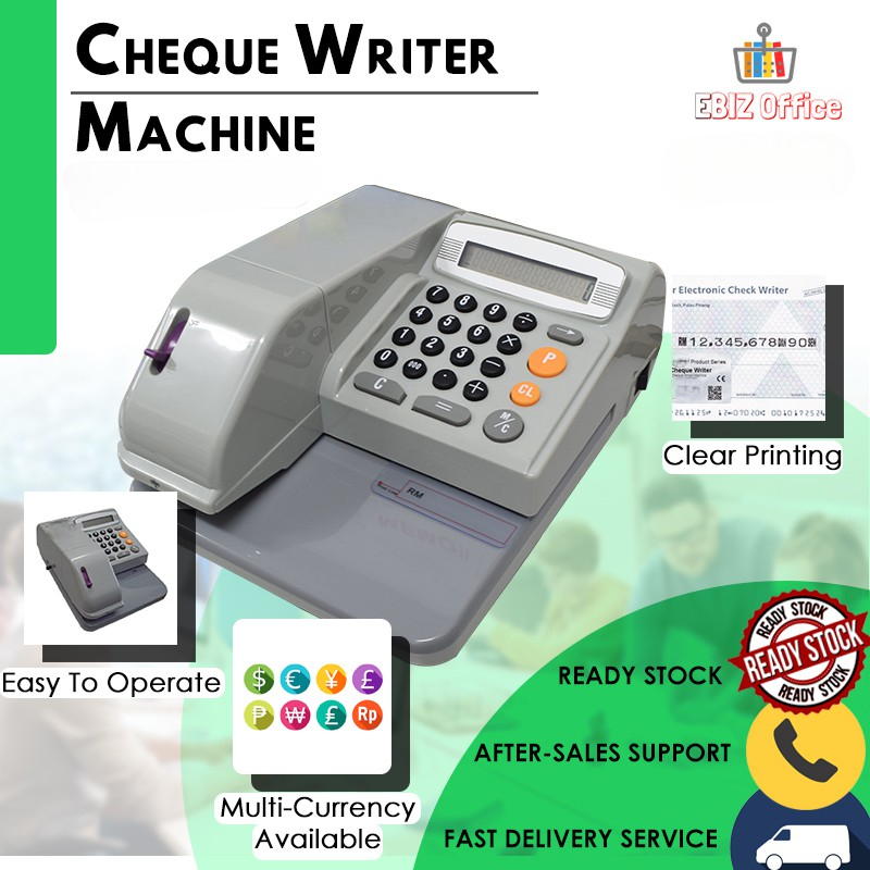 Heavy Duty Chequewriter Machine | Cheque Writer | Check Writer | Cheque ...