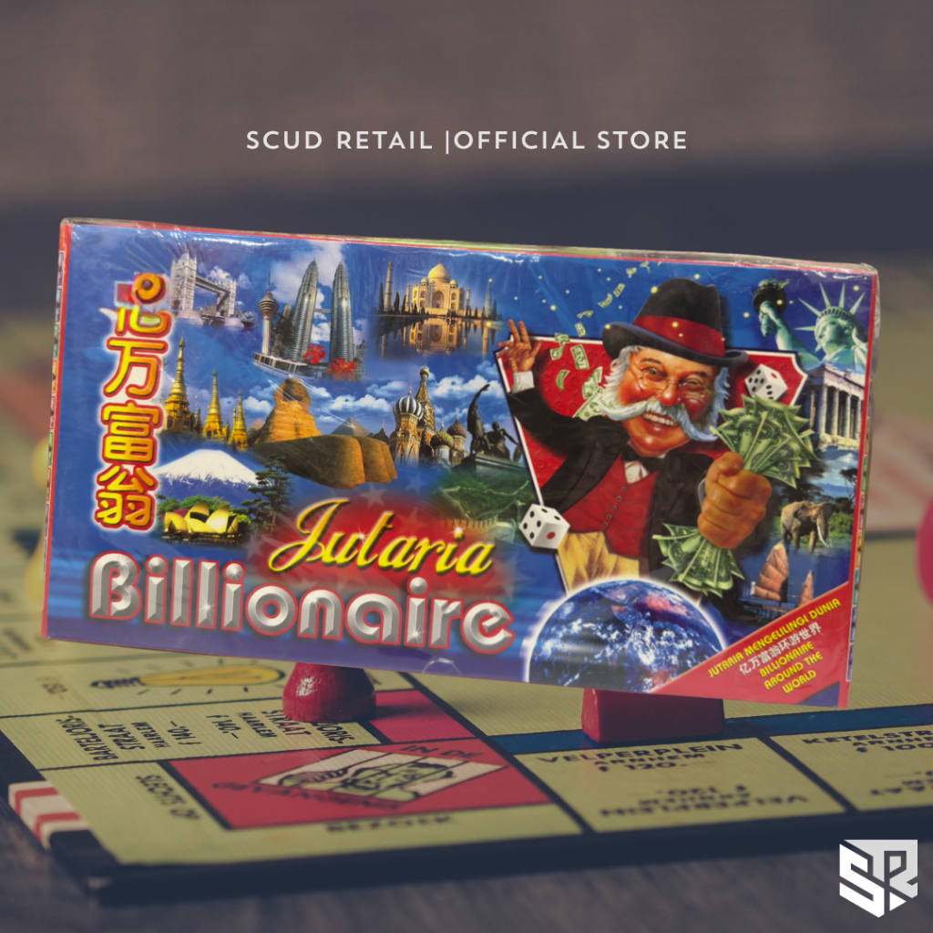 JUTARIA BOARD GAMES/ BILLIONAIRE BOARD GAME/ MONOPOLY FAMILY ACTIVITIES ...