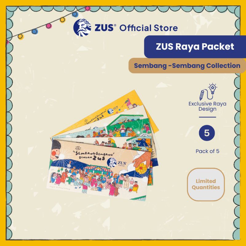 ZUS Raya Packet 2025 - 5's (Last Stock) | Shopee Malaysia
