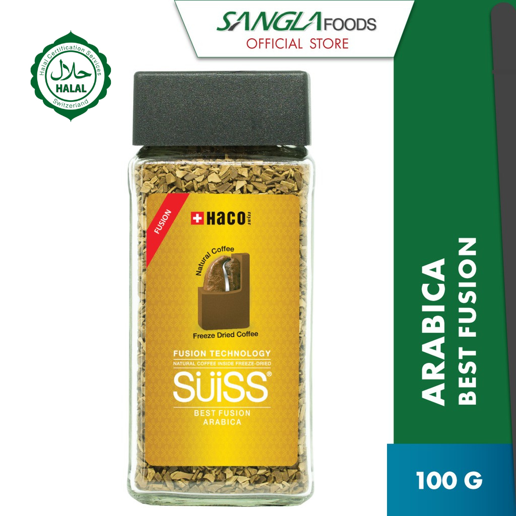 Haco SUiSS Best Fusion Arabica Freeze Dried Soluable Coffee (100g ...