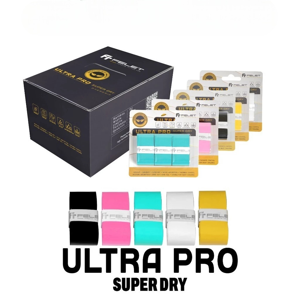 FELET Ultra Pro Super Dry Over Grip (100%Original) | Shopee Malaysia
