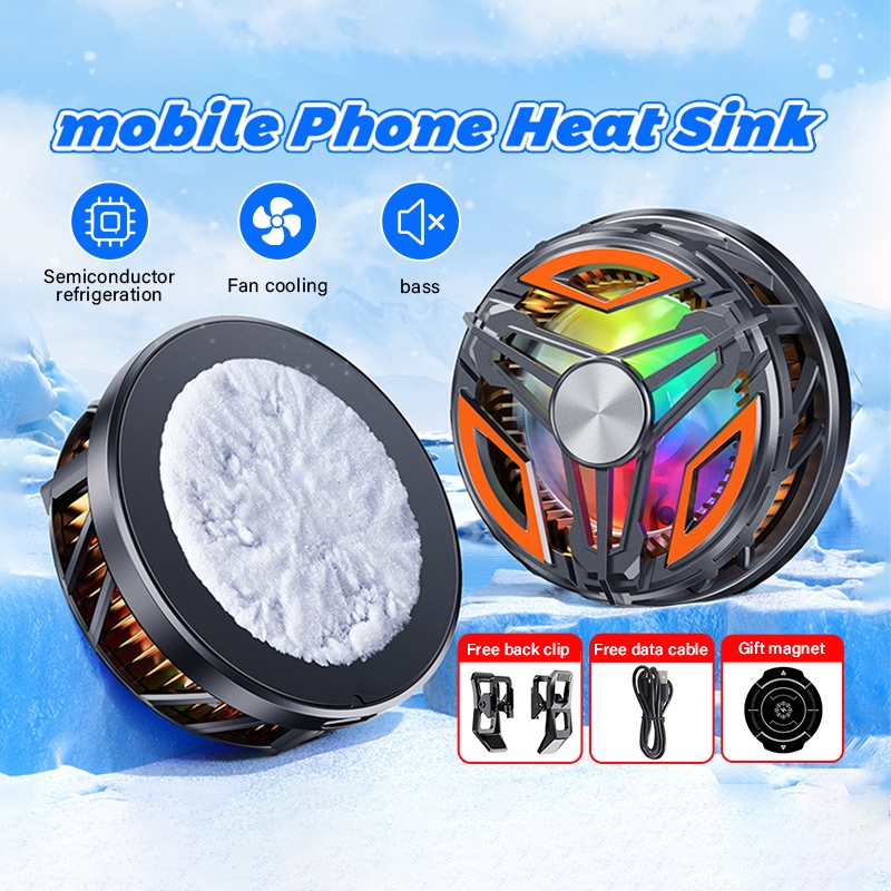 Mobile Phone PUBG MEMO Phone Radiator Game Cooling Fan Heat Sink ...