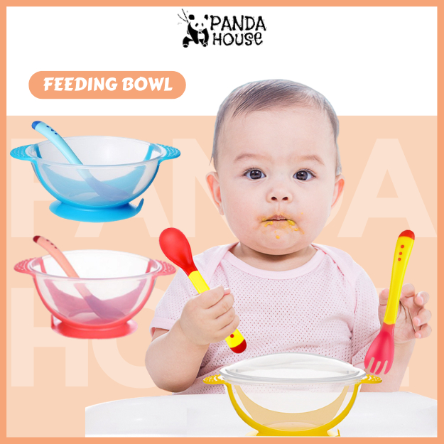 Baby Bowl Set Training Bowl Spoon Tableware Set Feeding Bowl Learning ...