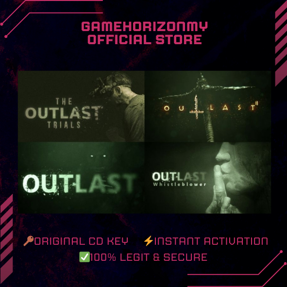 Outlast 1 | Outlast 2 | The Outlast Trial - PC (CD-KEY) | STEAM | Shopee Malaysia