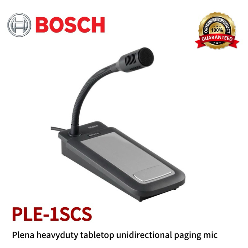 BOSCH PLENA PLE-1SCS Plena heavy duty tabletop unidirectional paging ...