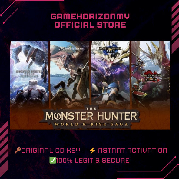 Monster Hunter World | Rise - PC (CD-KEY) | STEAM | Shopee Malaysia