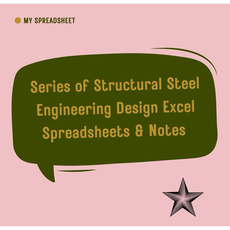 Series of Structural Steel Engineering Design Excel Spreadsheets ...