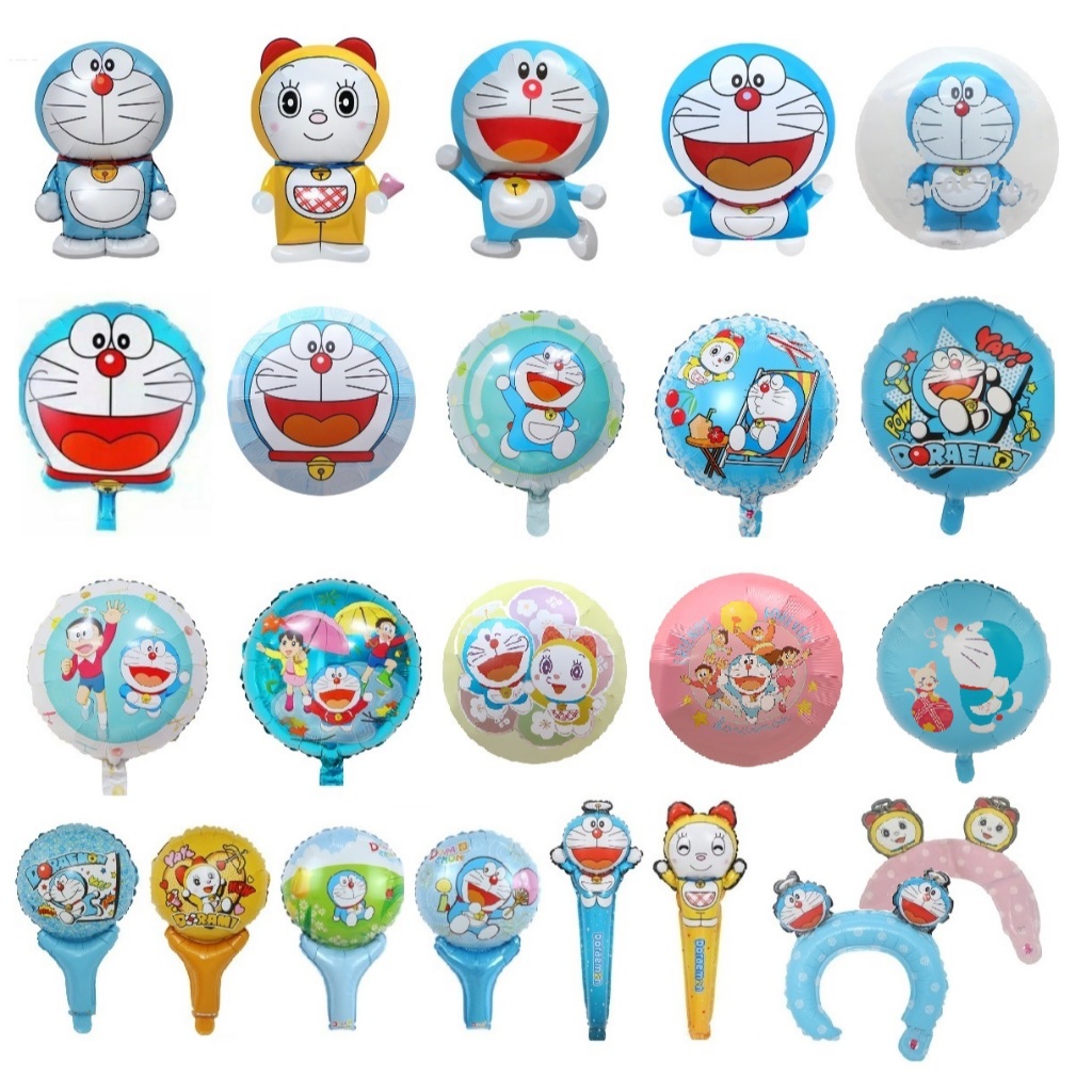 [Ready Stock] Doraemon Cartoon Themed Foil Balloon Dorami Party ...