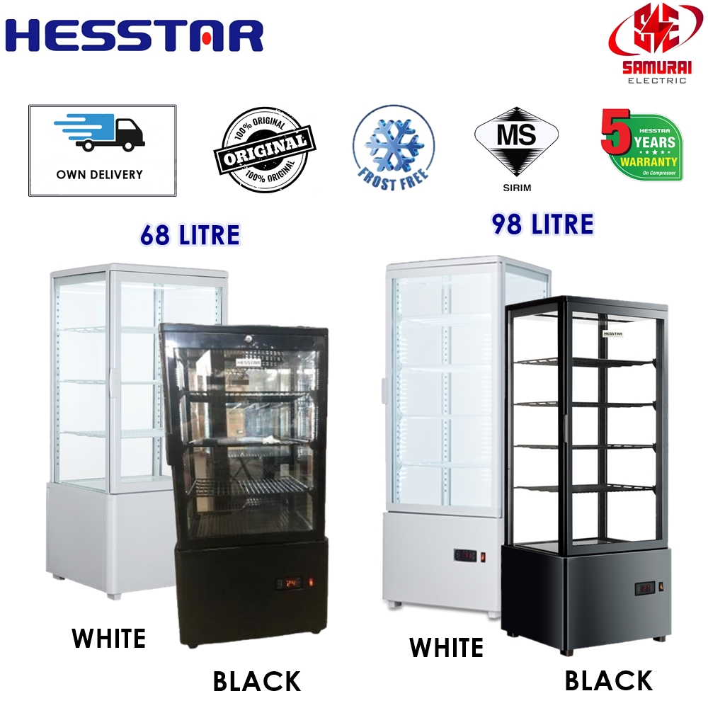 Hesstar Countertop Display Chiller Showcase Frost Free 68 Litre ...