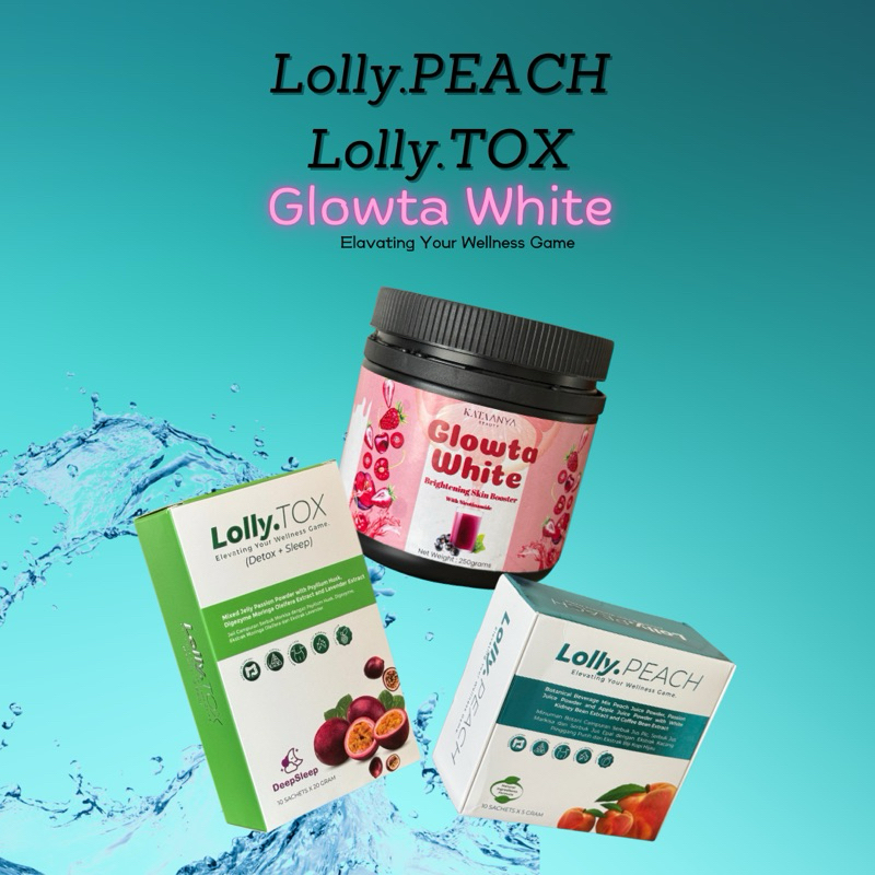 Lollypeach Lollytox Glowta Trial Set | Shopee Malaysia