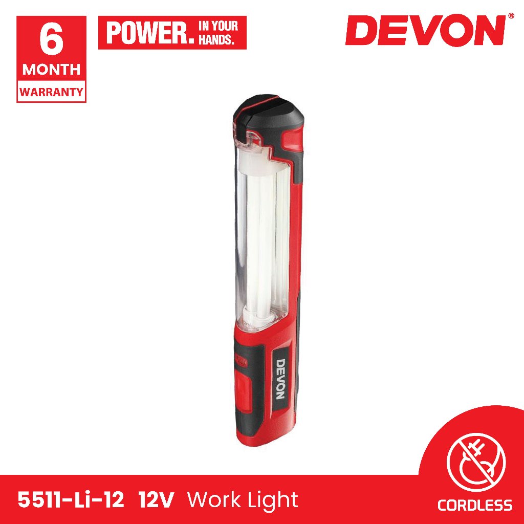 DEVON 5511-Li-12 12V Lithium-Ion Cordless Multi Purpose Work Light [No ...