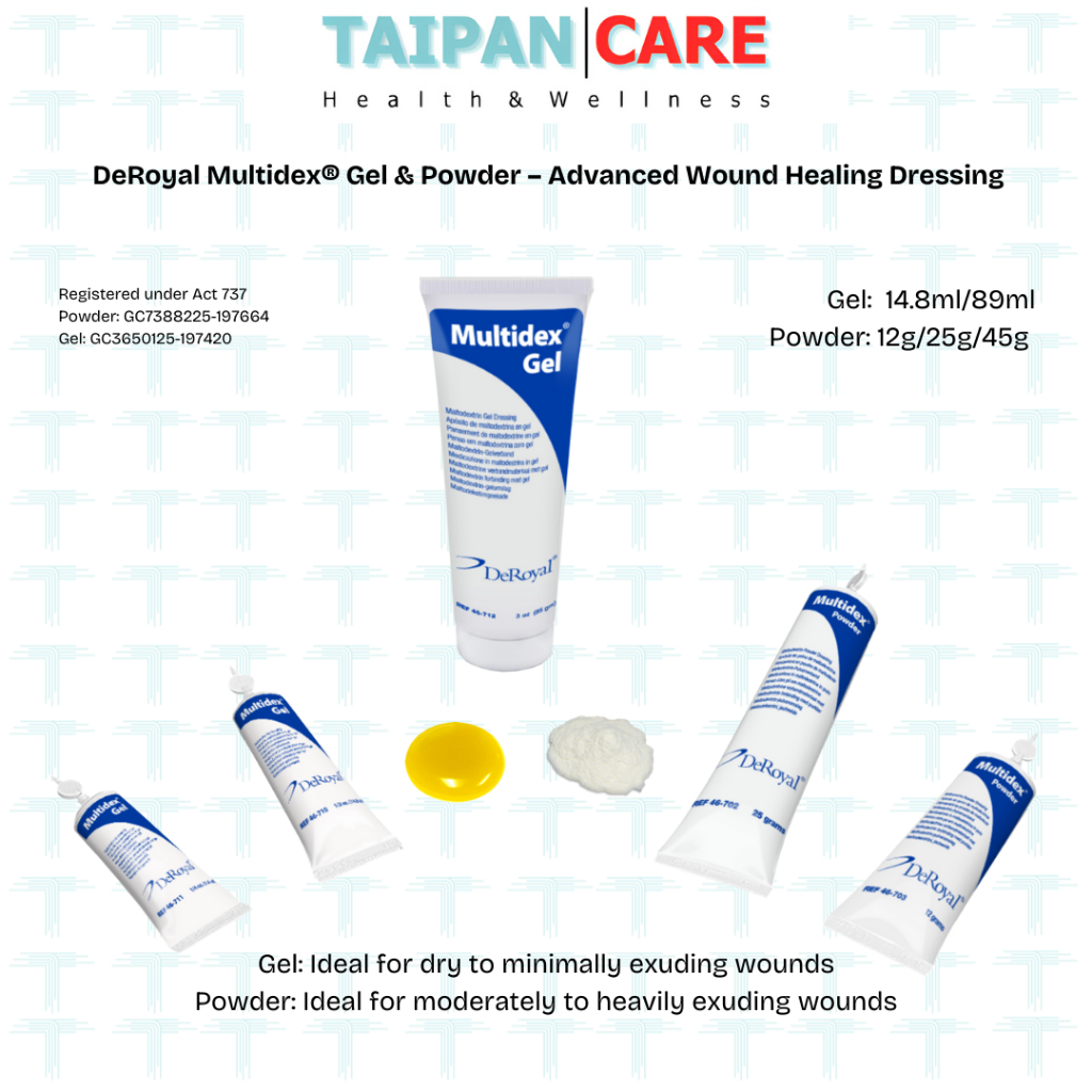 Multidex® Powder – Advanced Wound Healing Dressing | Shopee Malaysia