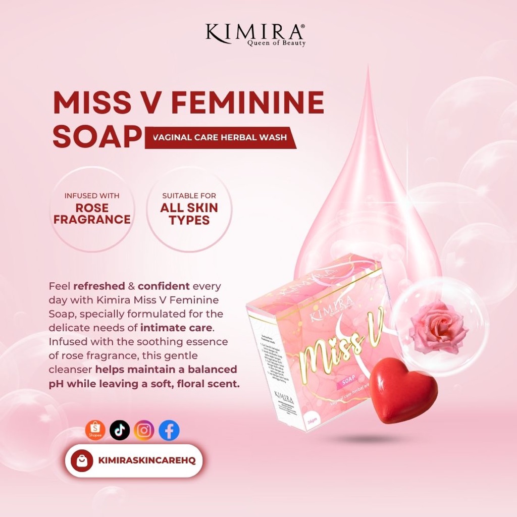 Kimira Miss V Feminine Soap (Vaginal Care Herbal Wash) | Shopee Malaysia
