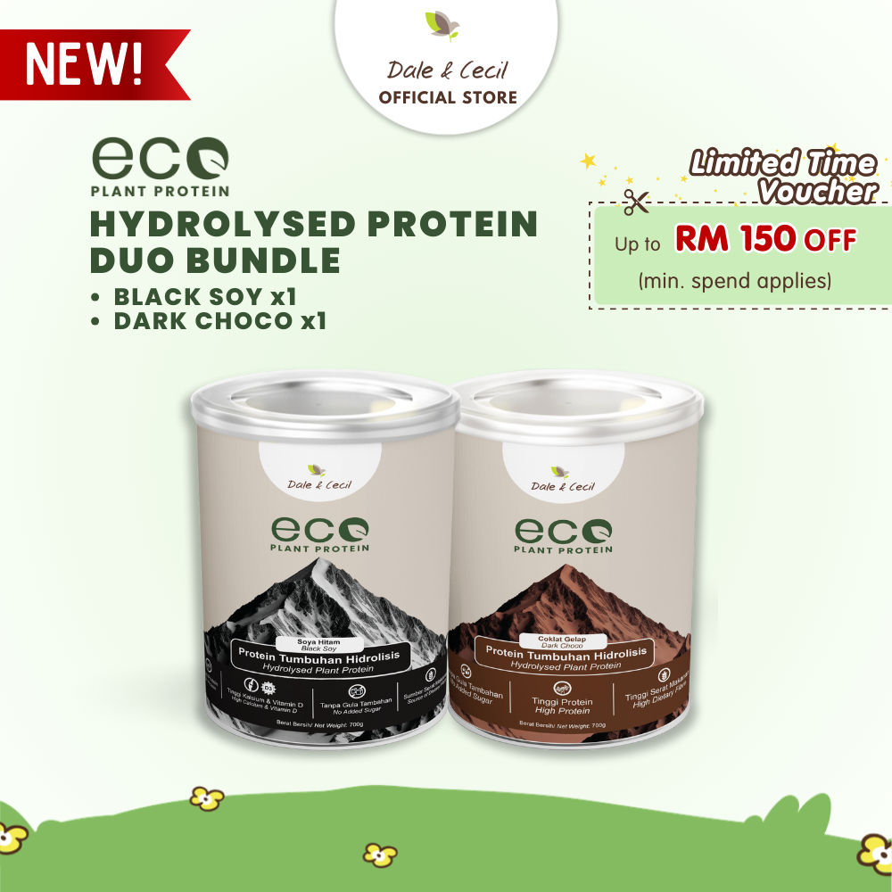 ECO Plant Protein Duo Bundle (Black Soy + Dark Choco) Hydrolysed ...
