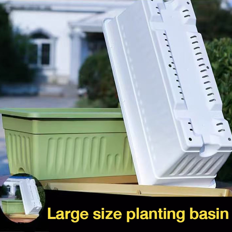 Plastic Planter Box Vegetable Herbs Flowers Thicken Outdoor Indoor ...