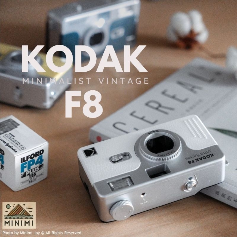Kodak F8 [Ready Stock ] Film Camera, Vintage, Full Frame, Minimal ...