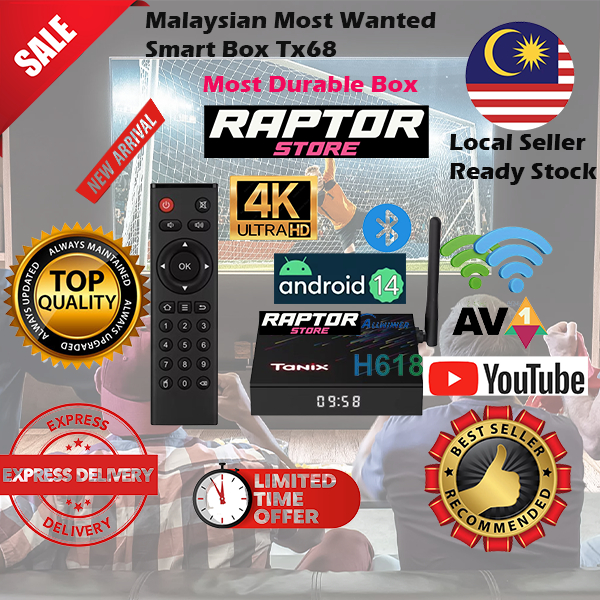 2025/26 Full Power Tx68 Smart Box/4k/Bluetooth/Wifi6/Most durable Smart ...