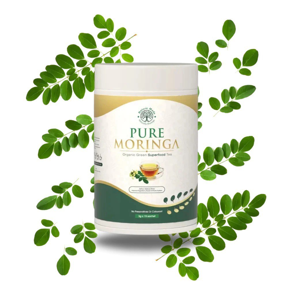 [Ready Stock] Nature Made Pure Moringa Organic Green Superfood Tea ...