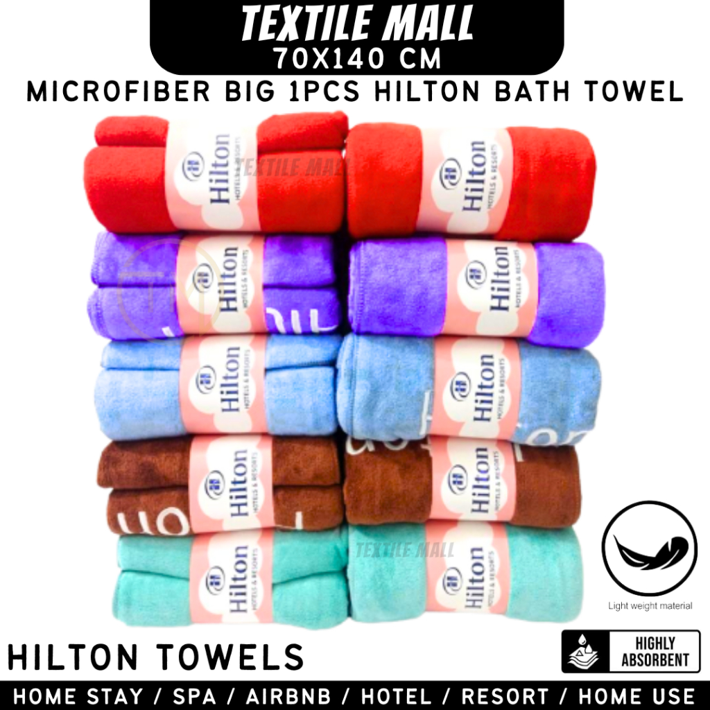 HILTON TOWEL TUALA HILTON TOWEL SOFT HOTEL DAN RESORT PREMIUM ...