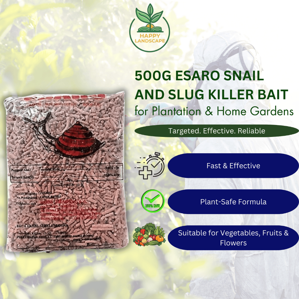 500g Esaro Snail and Slug Killer Bait Racun Siput Babi Chemical ...