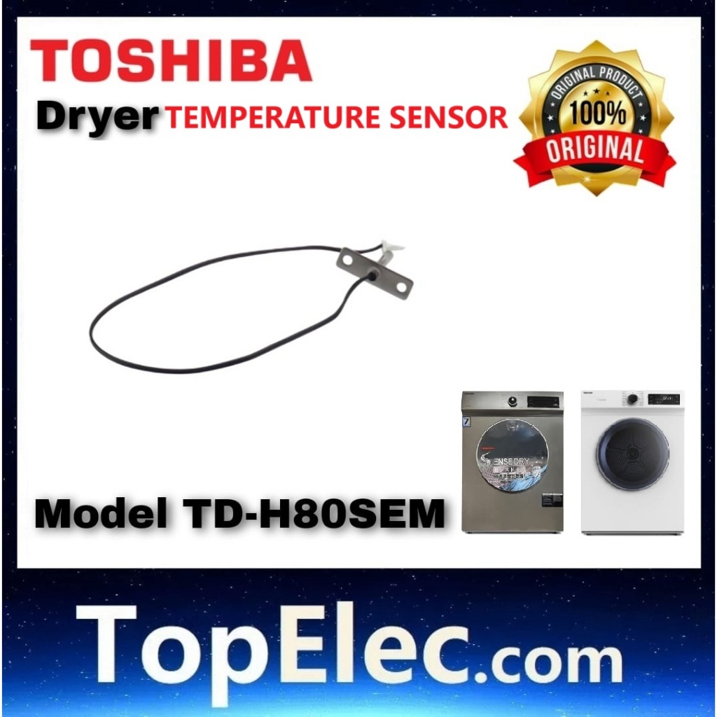 ORIGINAL TOSHIBA TD-H80SEM TEMPERATURE SENSOR H80SEM DRYER TEMPERATURE ...